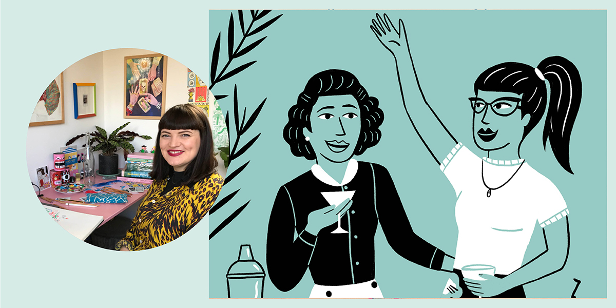 Hoe vieren onze Party Lovers illustratoren zelf het liefst een feestje? #2: Ruby Taylor - Flow ...