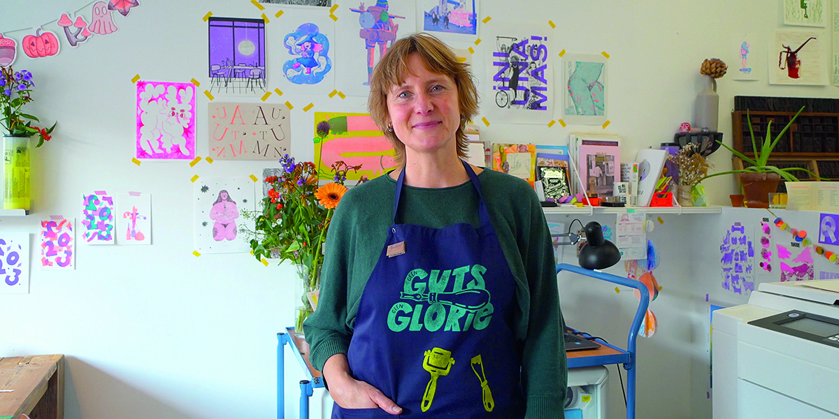 De Printmakers Club: Alette ruilde haar computer in voor 'vieze vingers'