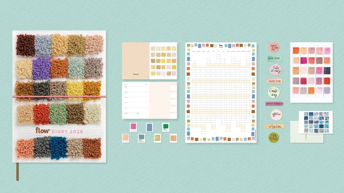 Dit zijn de nieuwe Flow Agenda en Scheurkalender 2026 - Flow Magazine